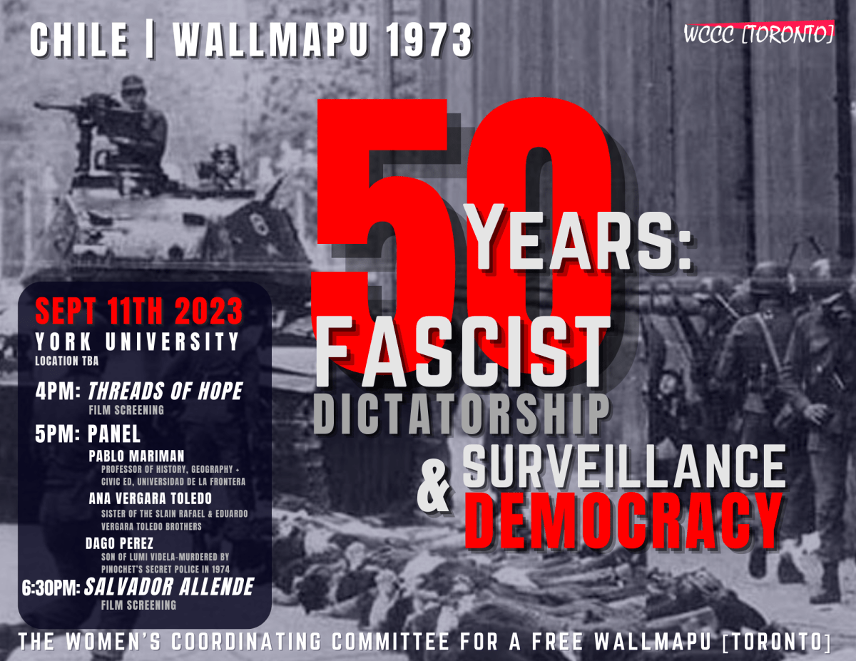 CHILE | WALLMAPU: 50 YEARS OF FASCIST DICTATORSHIP & SURVEILLANCE ...